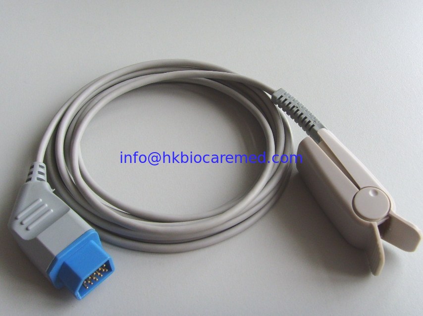 Compatible NIHON KOHDEN Reusable spo2 sensor for adult /pediatric ...