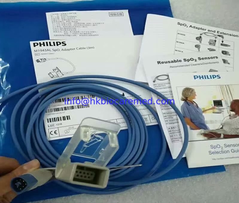 Original Philips spo2 extension cable, 3m, M1943AL