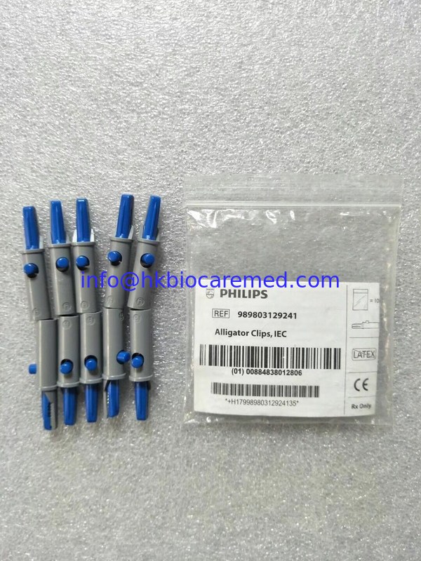 Original Philips Alligator clips IEC,989803129241