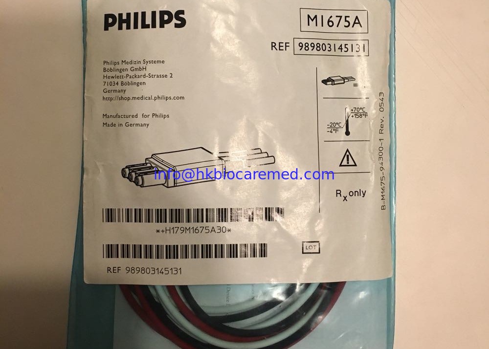 Original Philips ECG lead cable. M1675A