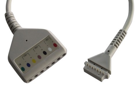 Burdick 7 lead trunk Holter cable, 92513 Holter